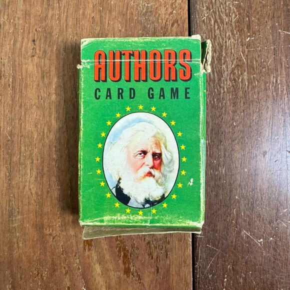 Whitman | Games | Vintage Whitman Authors 30 Playing Card Game Deck ...